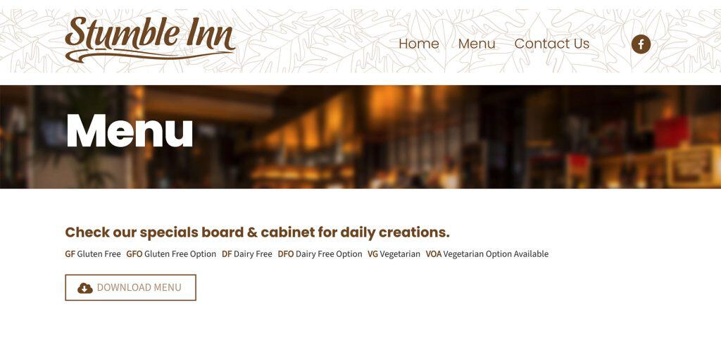 Stumble Inn | About Image